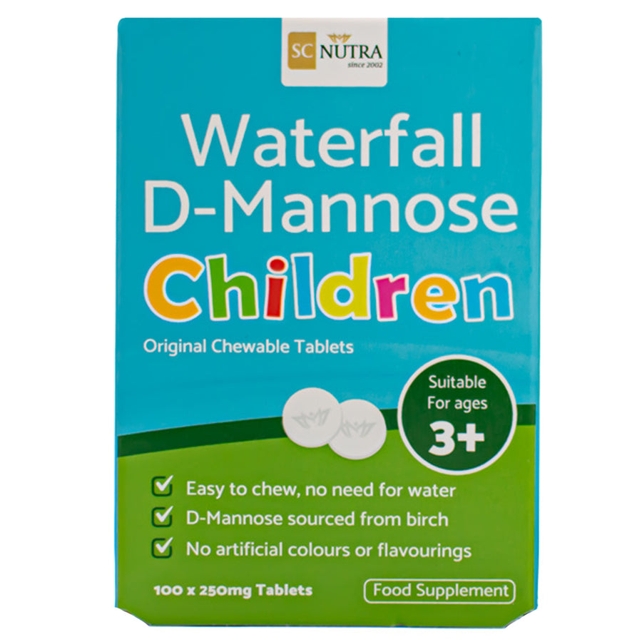 Waterfall D-Mannose Children Original Melt in the Mouth Tablets 250mg ...